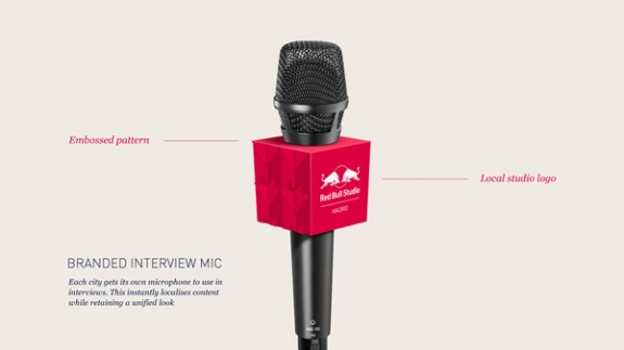 Branded microphone